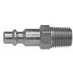 Steel Male Plug - 1/4" Basic Size