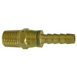 BRASS HOSE BARB MALE NPTF SWIVEL ADAPTER - FASTFITTINGS.COM
